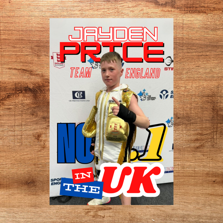 Jayden Price - No 1 – The Amateur Boxing Cards