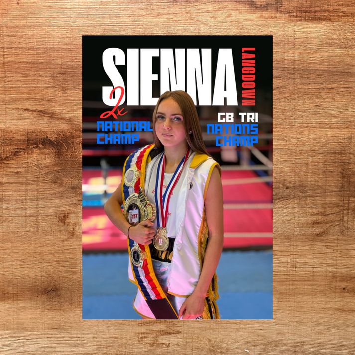 Sienna Langdown - Champion – The Amateur Boxing Cards