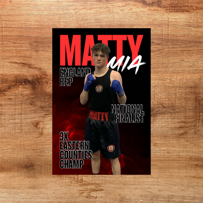 Matty Mia - Champion – The Amateur Boxing Cards