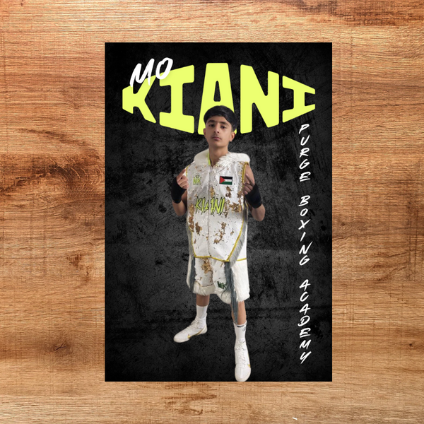 Mo Kiani - Purge Boxing – The Amateur Boxing Cards